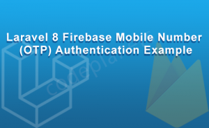 Laravel 8 Firebase Mobile Number (OTP) Authentication Example